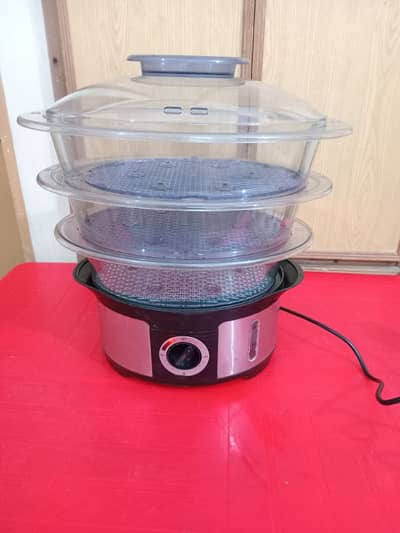 Anko 3 Tier Electric Food Steamer - Food Steamers - 1096692203