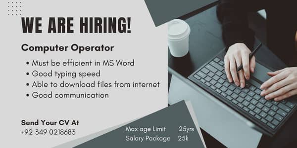 Typing Job - Hiring Data Entry & Typing Specialists - Customer Service ...