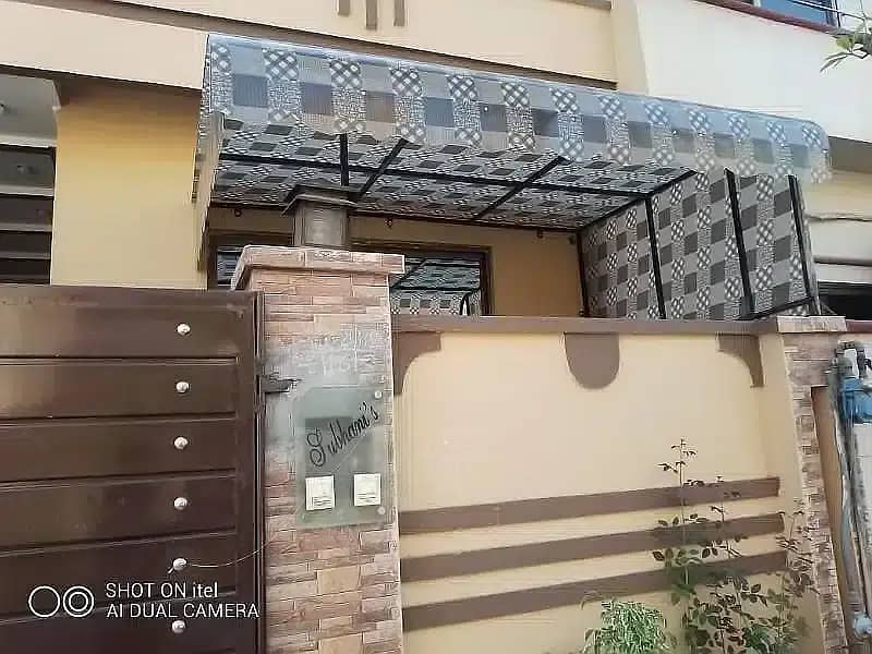 Fiber glass canopy or gazebo / fiber shades/ fiber works/ Car parking ...