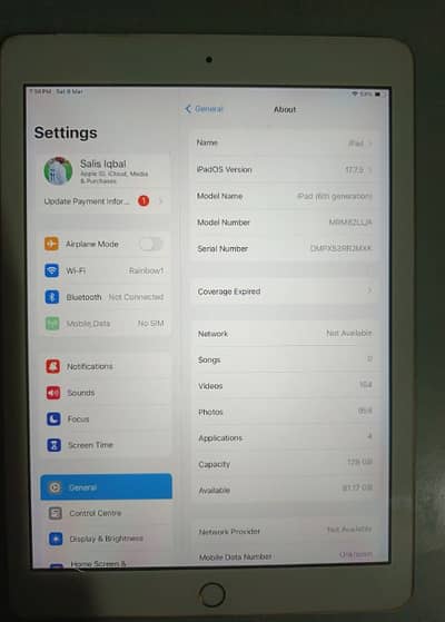 IPAD 6TH GENERATION 128GB ROSE GOLD - Tablets - 1099825992