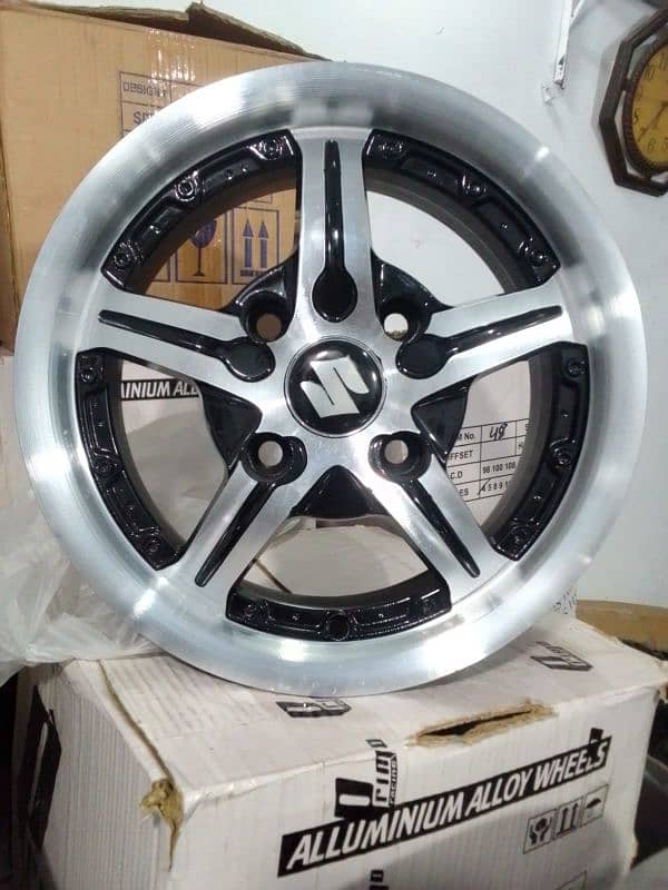 GENUINE ALLOY RIMS FOR SUZUKI CULTUS AND MARGALLA - Exterior - 1099927942