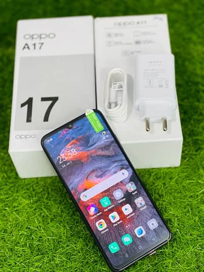 Oppo A17 (6gb+10gb-128gb) PTA Approved - Mobile Phones - 1099956691