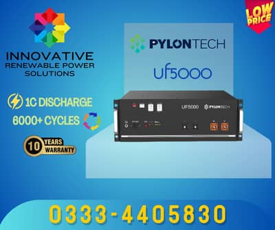 PYLONTECH LITHIUM BATTERY UF5000 100AH 51.2V - Batteries - 1098273717