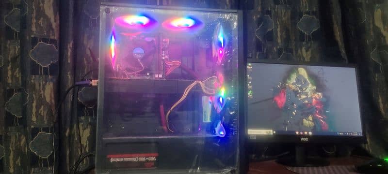 Gaming PC with Monitor & RGB Casing ( Brand new with box ) - Gaming PCs ...