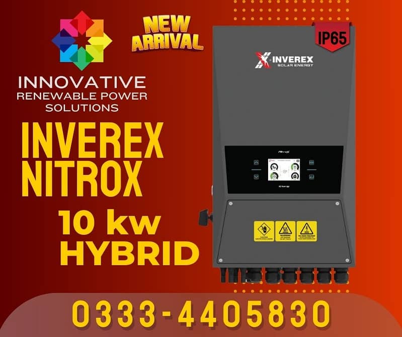 Inverex Nitrox 8kW Hybrid Inverter - Solar Inverter - 1100194607