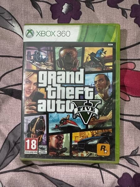GTA V ORIGINAL DISC WITH PHYSICAL MAP - Video Games - 1100200251