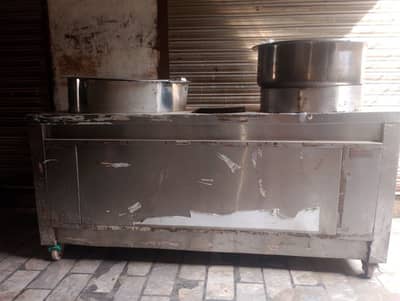 biryani haleem counter stainless steel - Food Display Counters - 1100277108