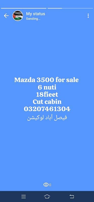 mazda 3500 for sale good condition engine okay 18 fieet 6nuti good ...