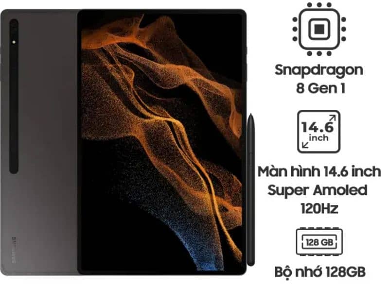 glaxy s8 ultra tab 12 gb 256 gb - Tablets - 1100451824