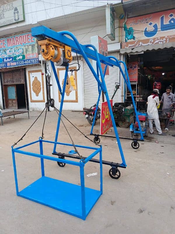 monkey lift / mini crane lift / winch lift machine / concert mixer ...