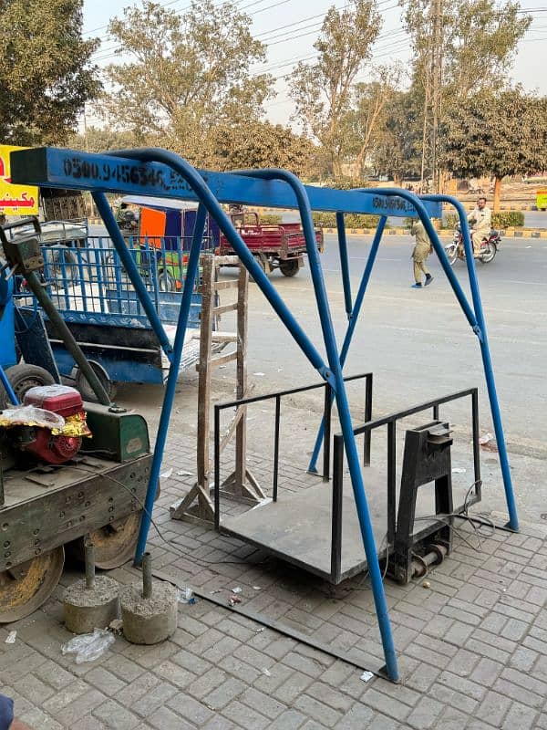 monkey lift / mini crane lift / winch lift machine / concert mixer ...