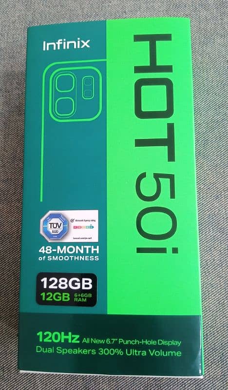Infinix Hot 50i 6+6/128GB whit Box - Mobile Phones - 1100657630