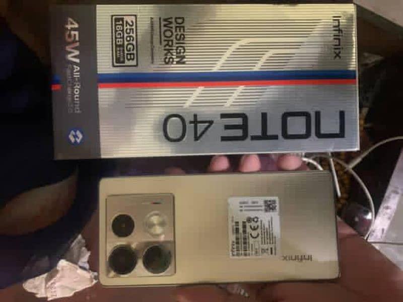 infinix note 40 8 256 complete box - Mobile Phones - 1100722873