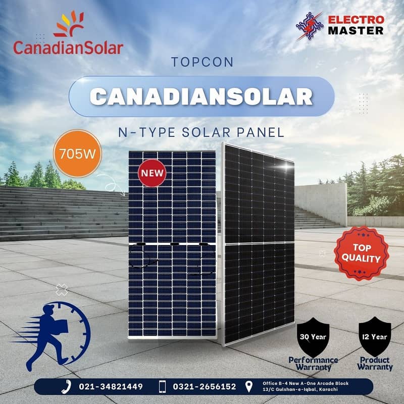 CANADIAN 705W | 710W 'A' GRADE SOLAR PANEL JA JINKO LONGI - Solar ...