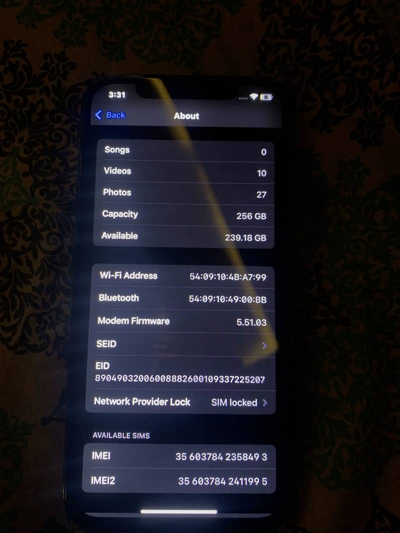 iPhone 12 Pro Jv 256GB 83 Health - Mobile Phones - 1100862579