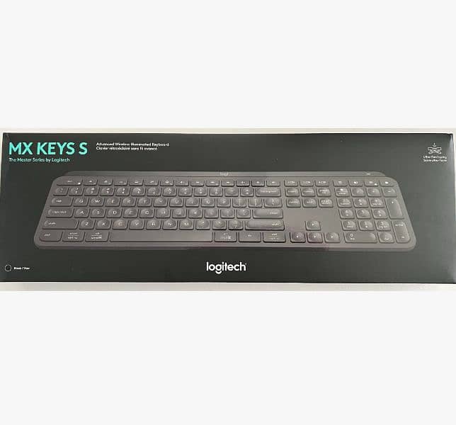 Logitech MX KEYS S Advanced Wireless Illuminated Keyboard Graphite ...