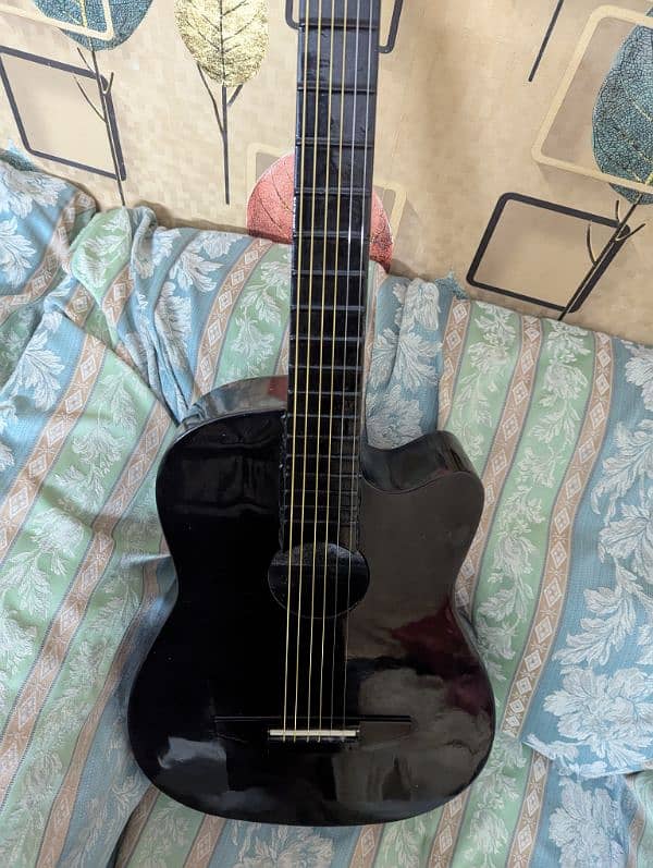 Beginner's Black Acoustic Guitar Kapok - Musical Instruments - 1101182875