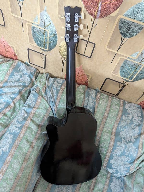 Beginner's Black Acoustic Guitar Kapok - Musical Instruments - 1101182875