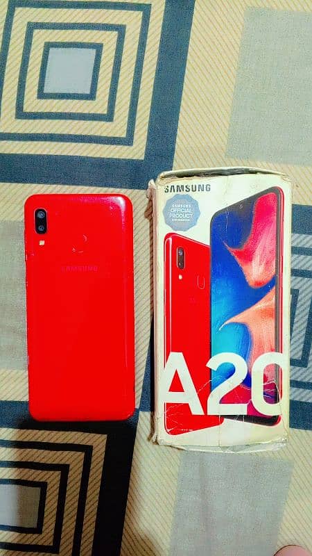 Samsung A20 mobile phone with box - Mobile Phones - 1101237290