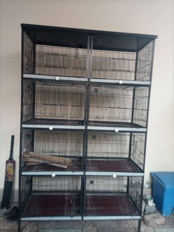 8 portion heavy iron cage 12 no wire - Other Animal Food & Accessories ...