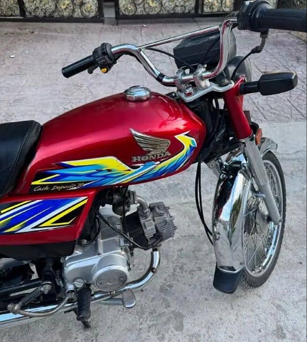Honda cd70 2021 Model Red Color - Standard - 1101448446