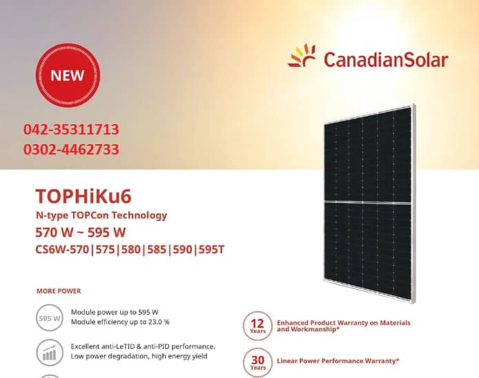 CANADIAN 585W BIFACIAL TOPCON N-TYPE SOLAR PANEL - Solar Panels ...