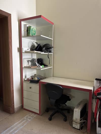 Study Table with drawers & shelving unit - Tables & Dining - 1101526643