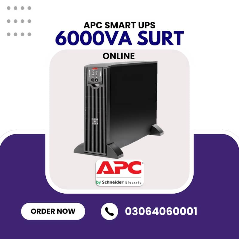 APC UPS 750va/ APC Smart UPS 750VA 500W/1000VA/1500VA/2200VA/3KVA STOK ...