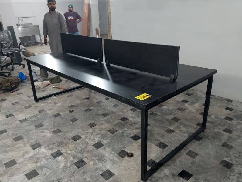 Workstation Size 8x4 Rs-24500 , 6 Person Seating office Table - Office ...