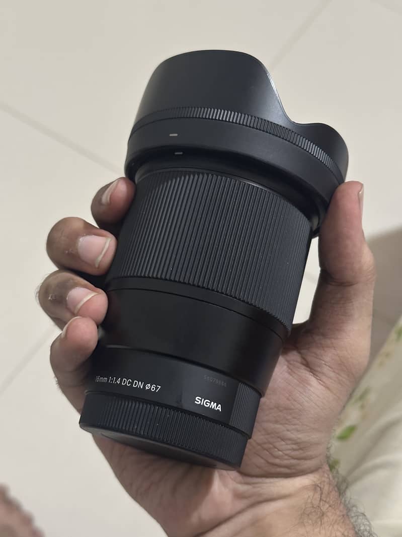 Sigma 16mm 1.4 E-Mount - Camera Lenses - 1101562430