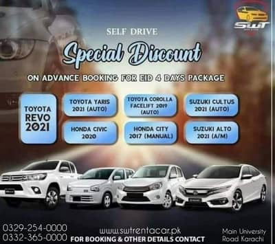 Rent a Car, Honda City, Altis, Grande, Alto,Civic,mira, corolla,Cultu ...