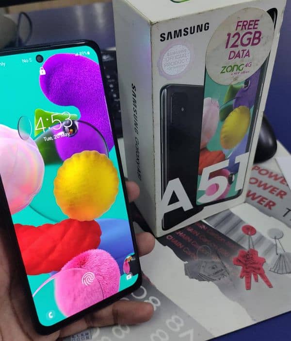 A51 sumsung 8gb 128gb set & box official pta approved - Mobile Phones ...