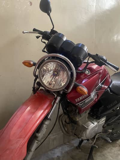 YBR converted into YBR G no work required just buy and use red color ...