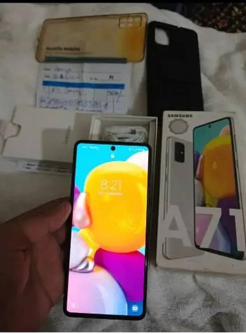 Samsung A71(8+8/128) total geniun with box+charger - Mobile Phones ...