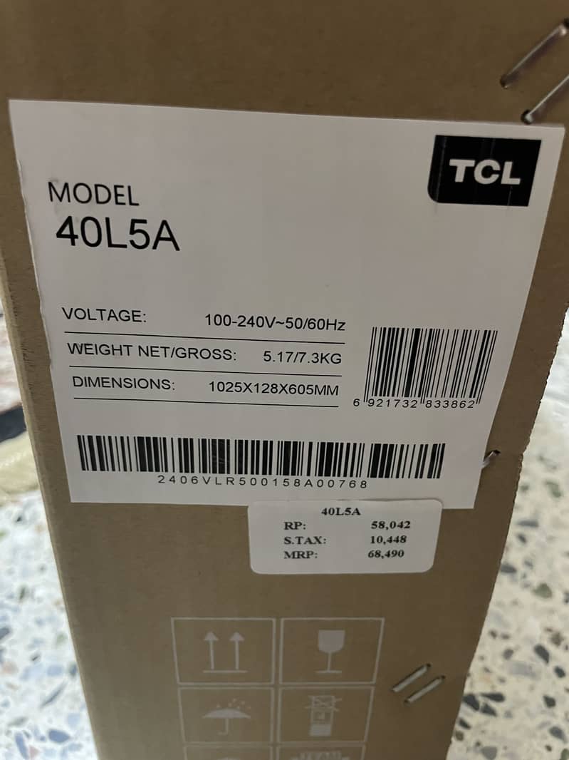 TCL 40” smart LED TV (brand new) - Televisions - 1102095628