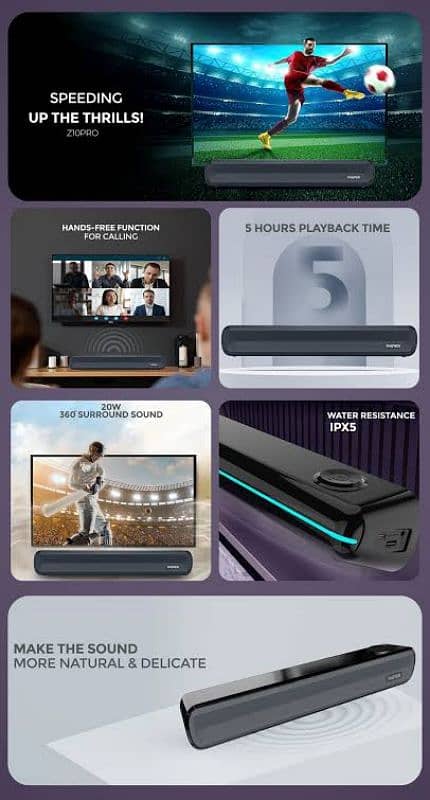 Faster Sound Bar Z10 Pro (20W) - Sound Bars - 1102161417