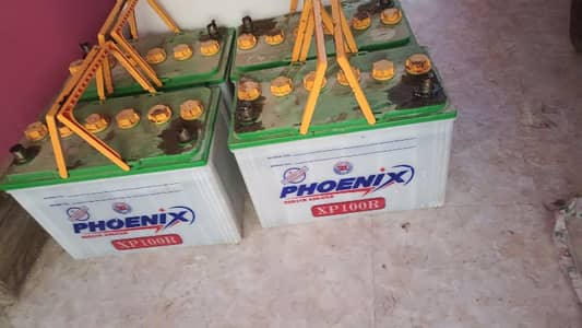 4 Phoenix 12V 72Ah Batteries - Batteries - 1102204581
