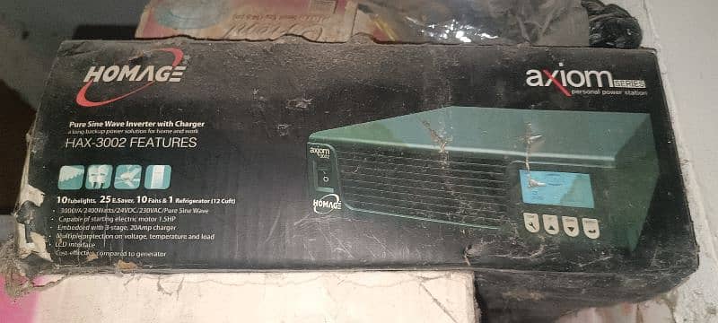 Homage axiom 3002 3kw 2400va 24 volt - UPS - 1102212535