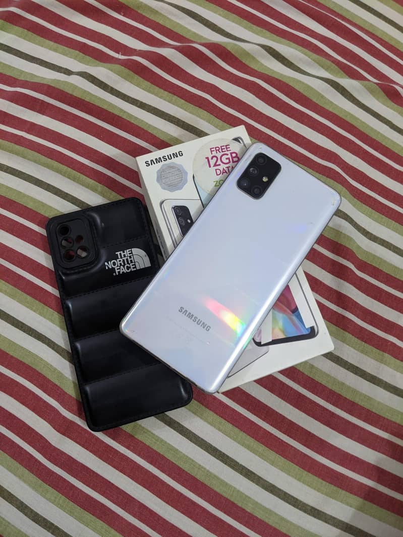 Samsung A71 (8/128) With Box - Mobile Phones - 1102221946