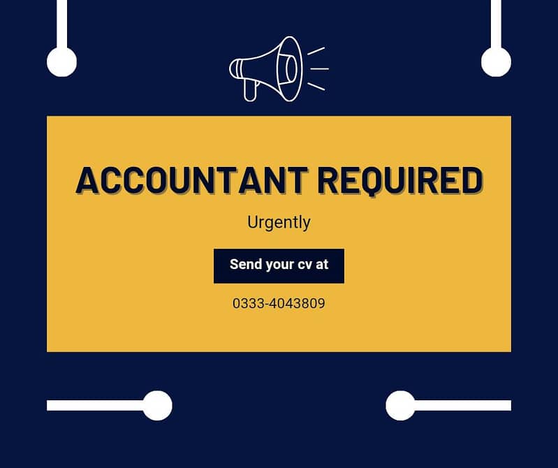 Accountant Required - Accounting & Finance Jobs - 1102357412