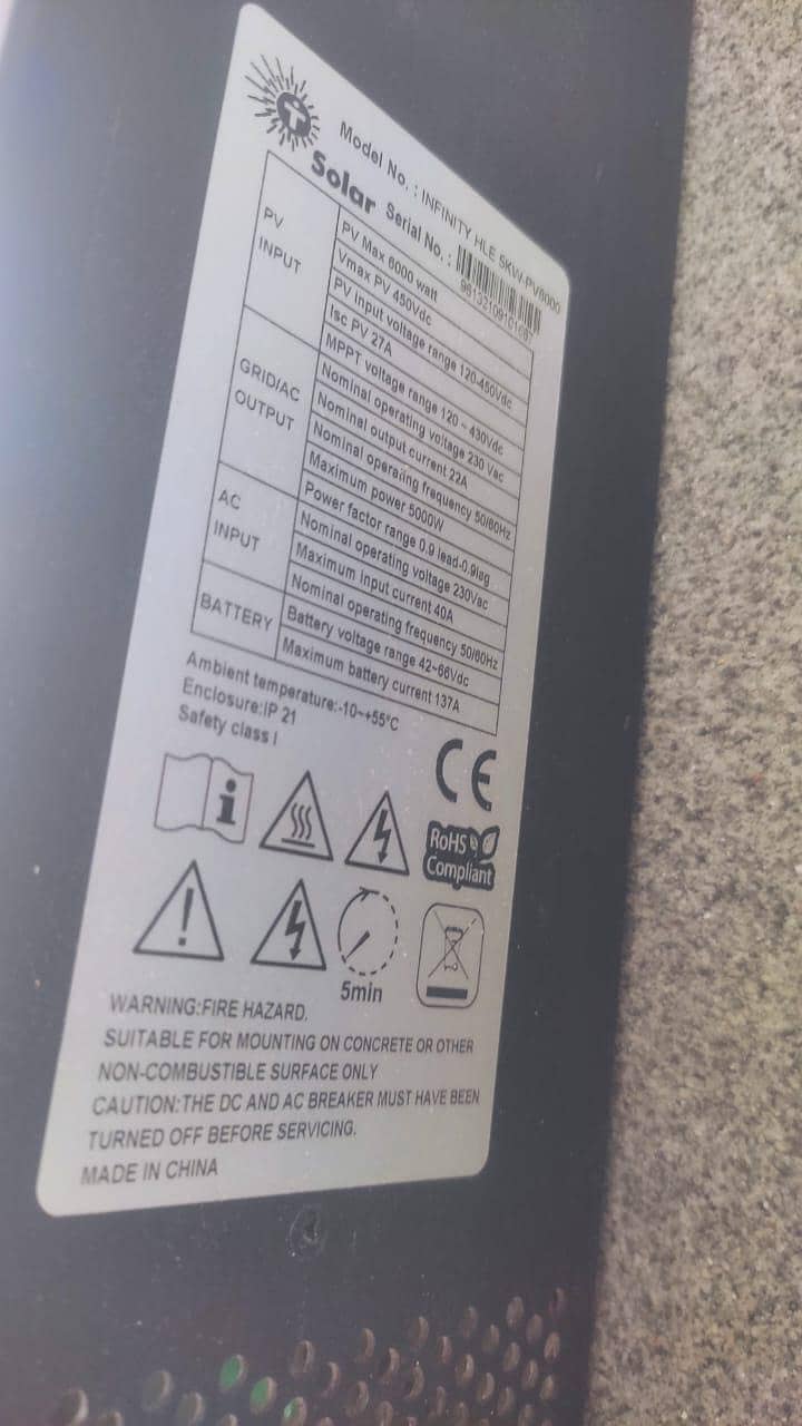 5KW Tesla inverter - Solar Inverter - 1102430330