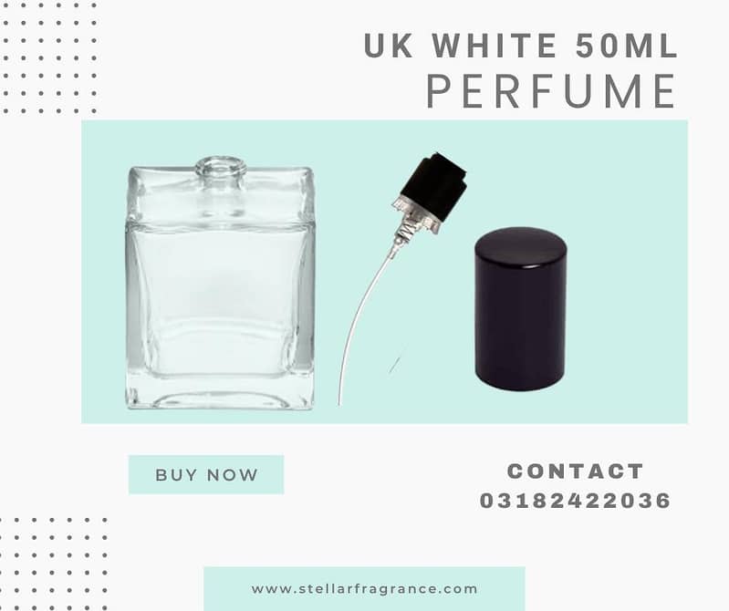 UK White perfume bottle - Fragrance - 1102732592