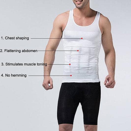 Slim N Lift Slimming Body Shaper Vest for Men High Quality - Gym ...