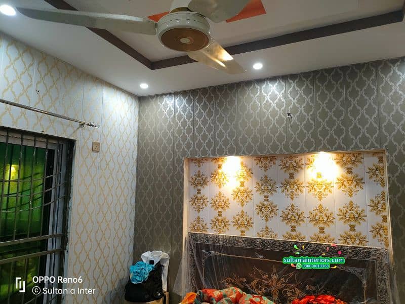 PVC Wall Panels Paneling Roller Blinds Zebra Blinds 2x2 False Ceiling ...