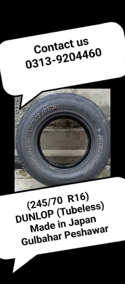 Sailing 3Nos of Jeep Tubeless Tyres available at Peshawar read add ...