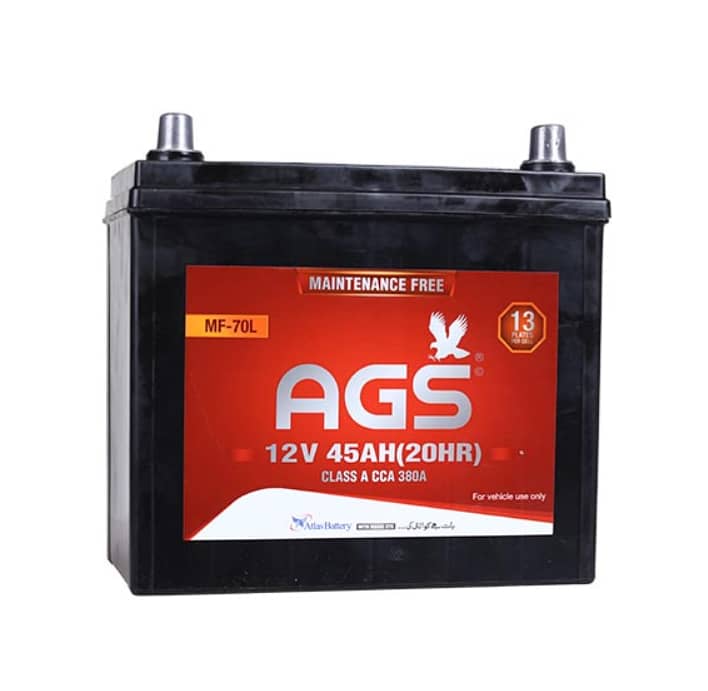 AGS Battery MF-70L 12V 45AH (20HR) - Batteries - 1103108237