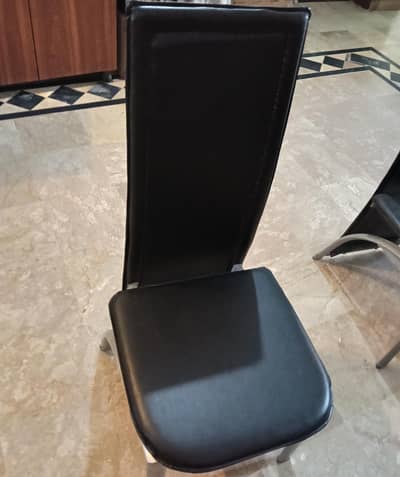 Modern Glass Dining Table with 8 Chairs,Spacious 8-Seater Dining Se ...