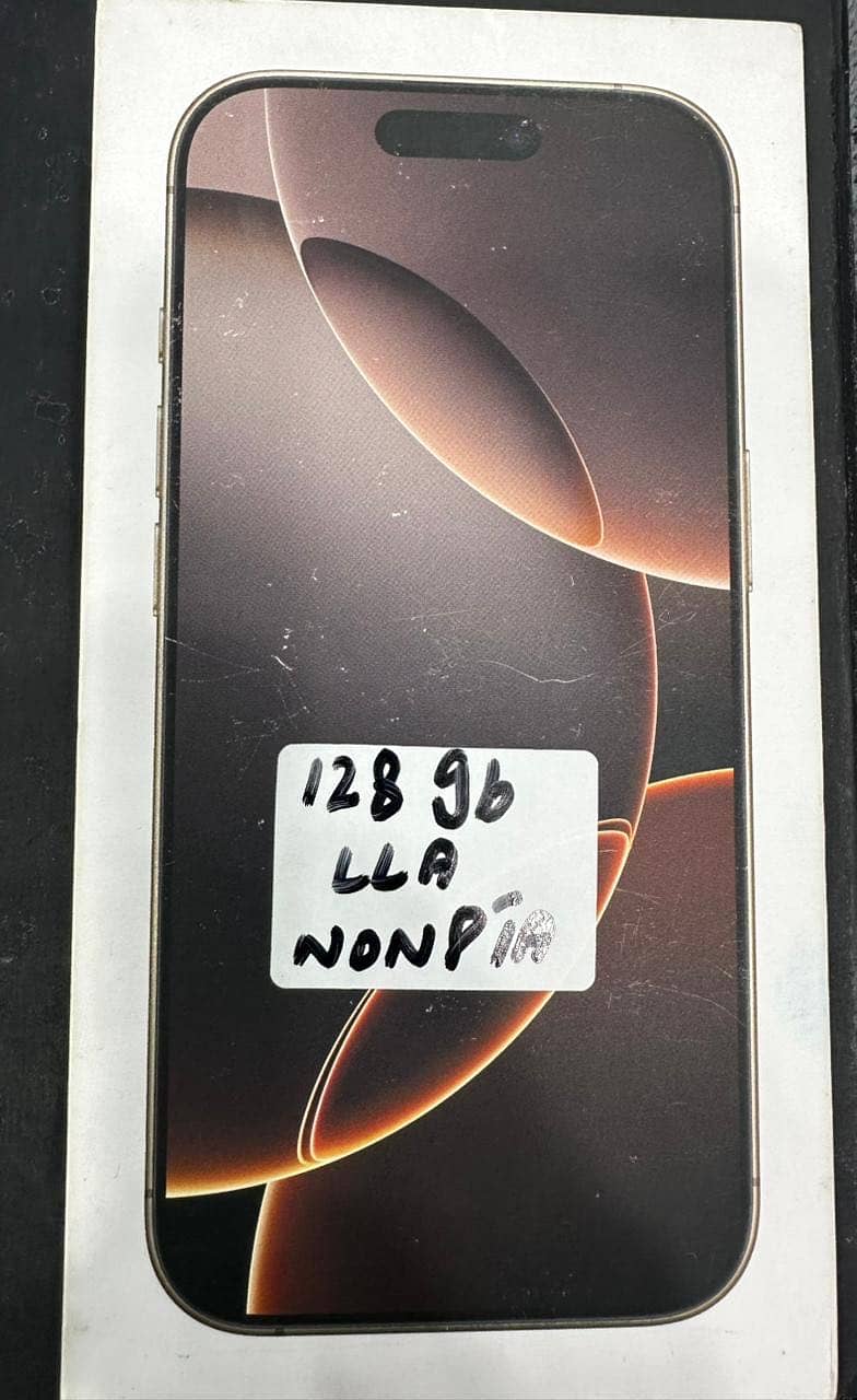 IPHONE 16 PRO 128 GB LLA NON PTA BOX PACK - Mobile Phones - 1103138983