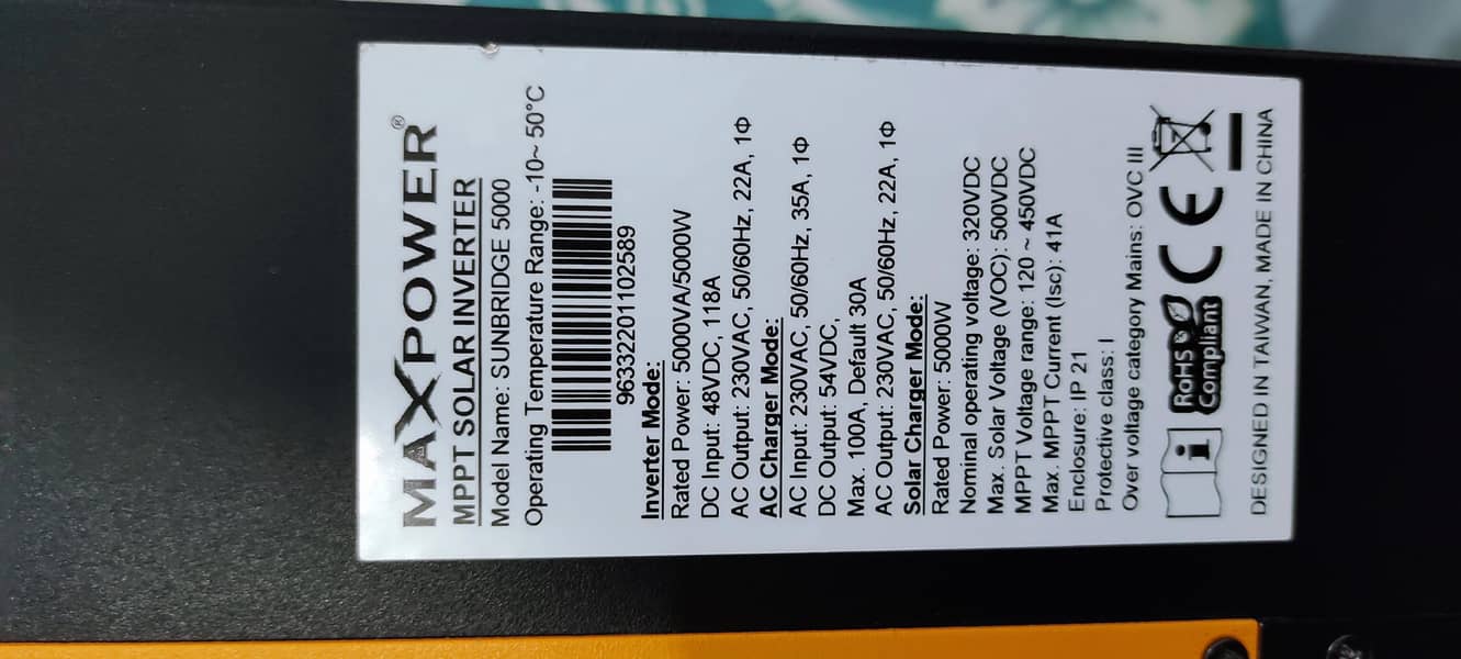 Maxpower 5kw inverter - Solar Inverter - 1103244869