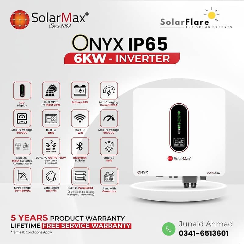 Solar Max Hybrid Solar inverter/Orion Series/6kw/Limited Stock - Solar ...